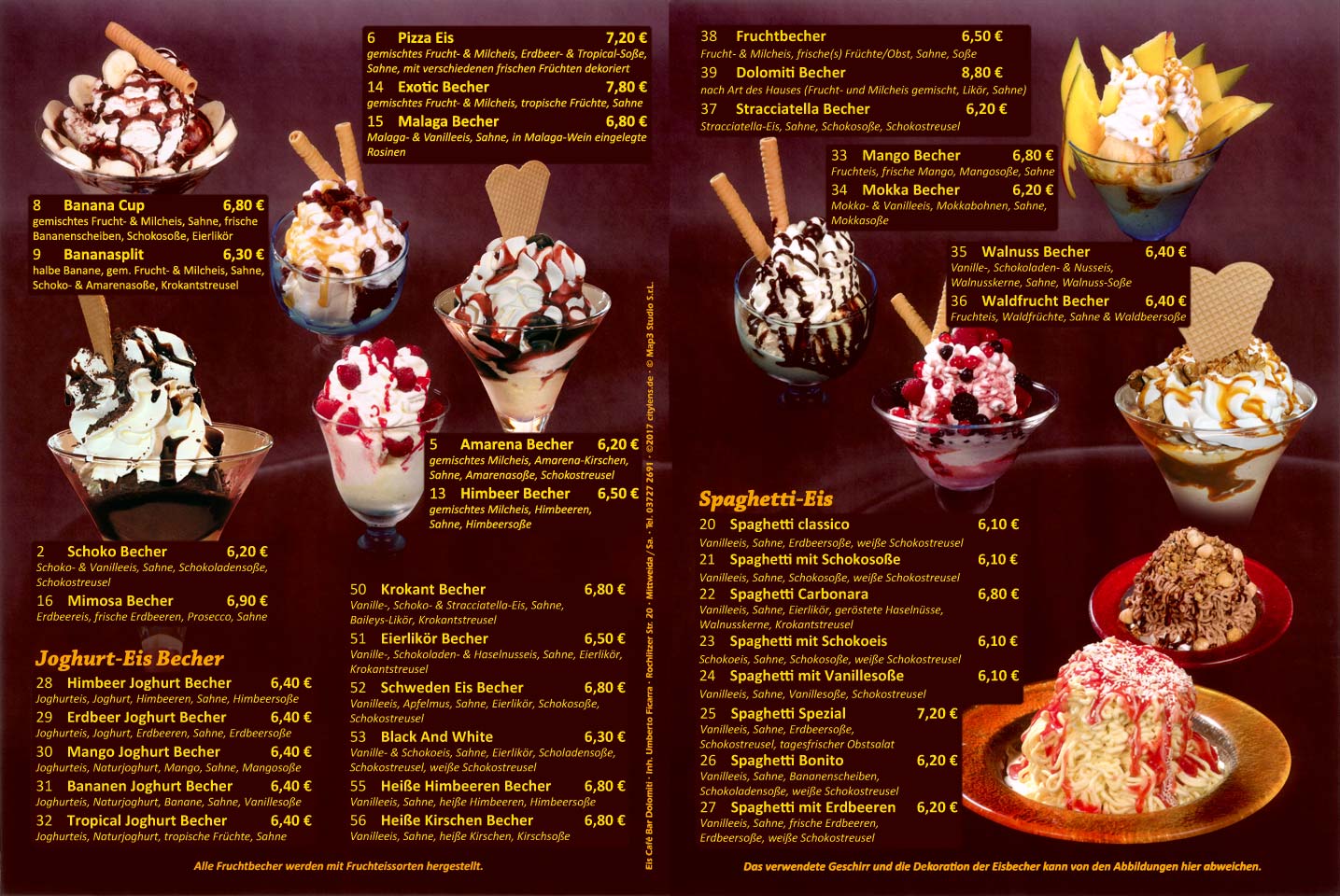 EisCaféBar Dolomiti - Eis- und Kaffeespezialitäten in Mittweida